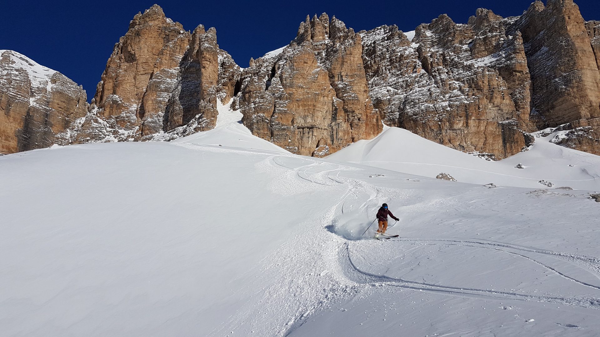 Freeride approach – Val di Fassa Mountain Guides