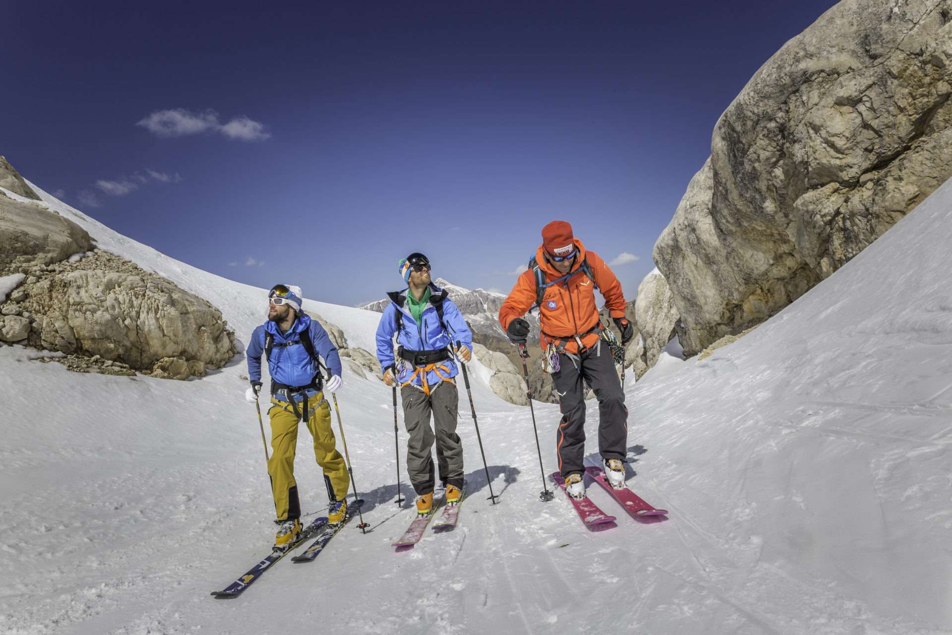 Ski Mountaneering introduction weekend – Val di Fassa Mountain Guides